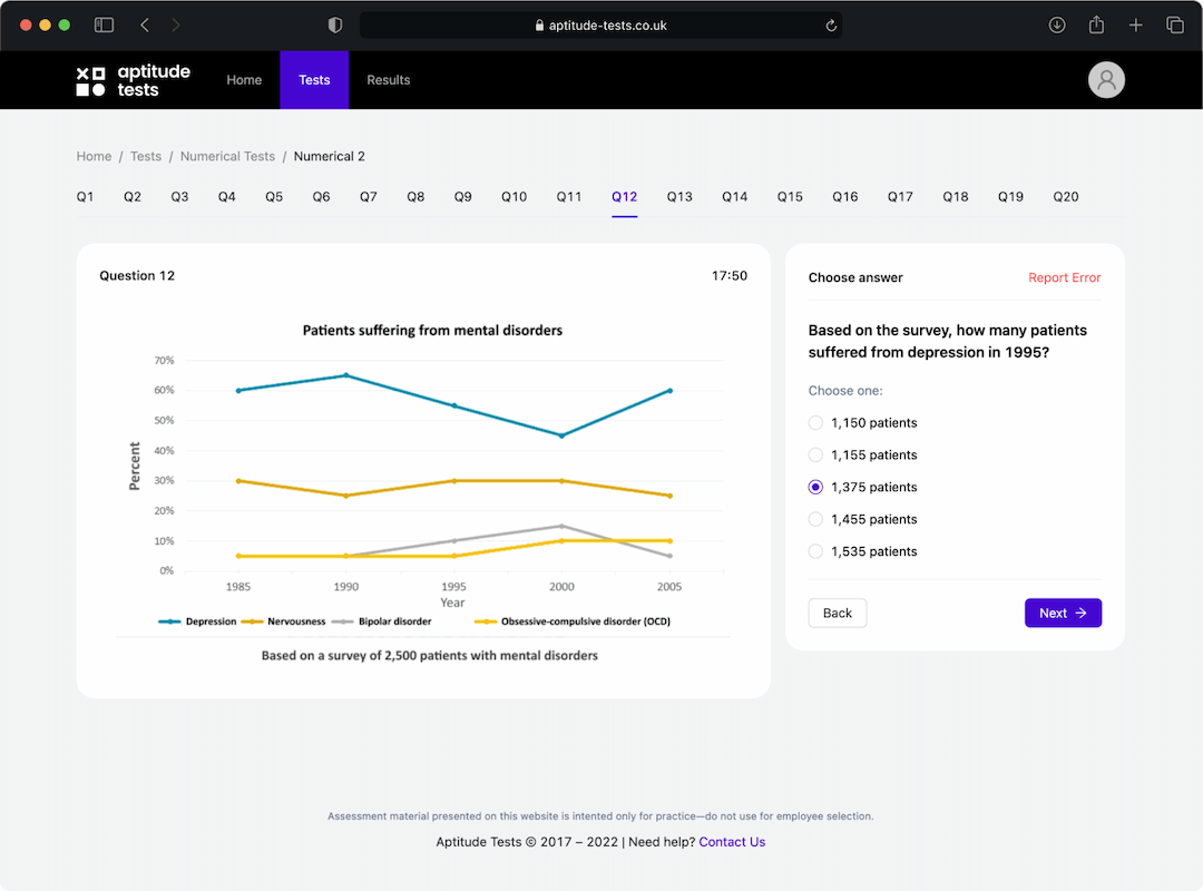Numerical Reasoning Tests - Aptitude Tests