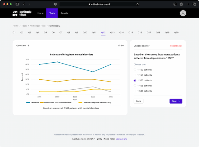 Numerical Reasoning Tests - Aptitude Tests