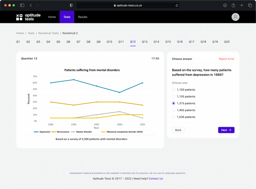 Numerical Reasoning Tests - Aptitude Tests